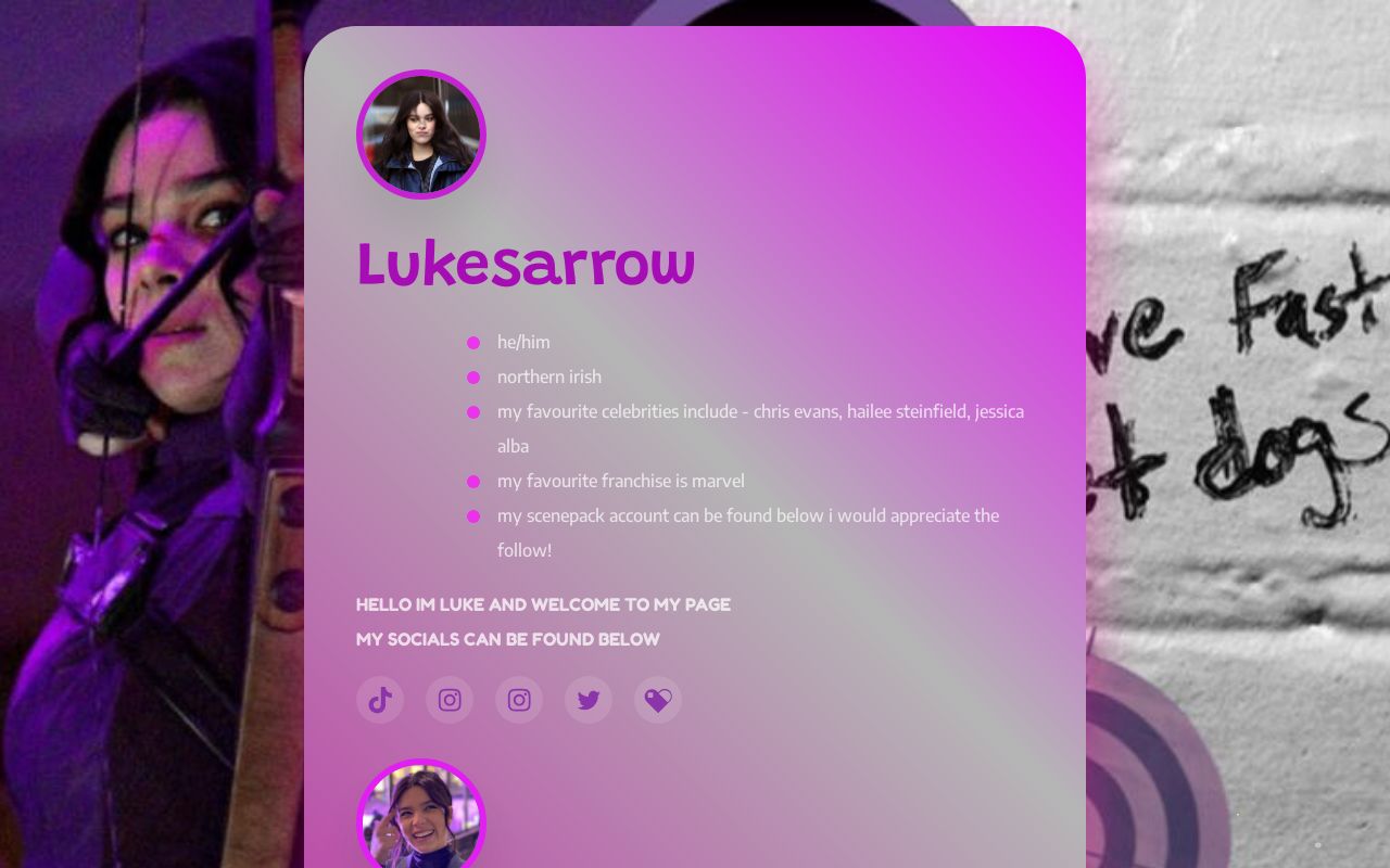 lukesarrow' card